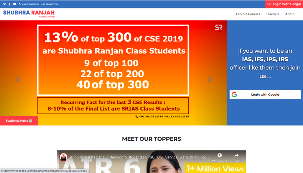 Top 31 Online IAS Coaching Platforms with Lecture & Test factors ...
