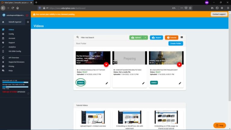 Video Embedding on 3rd party site/LMS like Teachable. - VdoCipher Blog