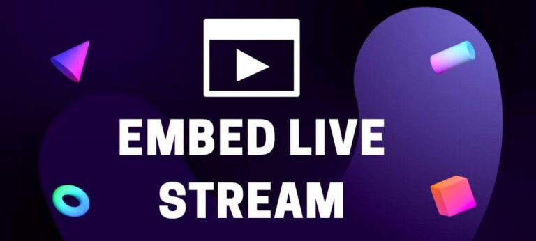 How to Embed a Live Stream on Your Website? - VdoCipher Blog